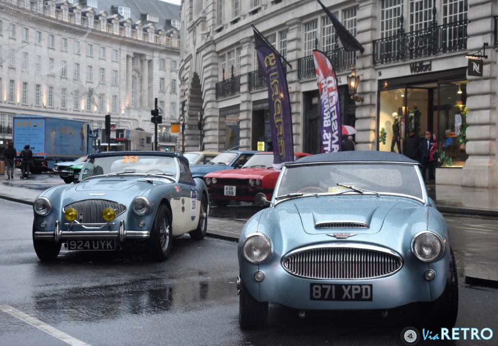 Rain Doesn’t Stop Play at the Regent Street Motor Show | ViaRETRO